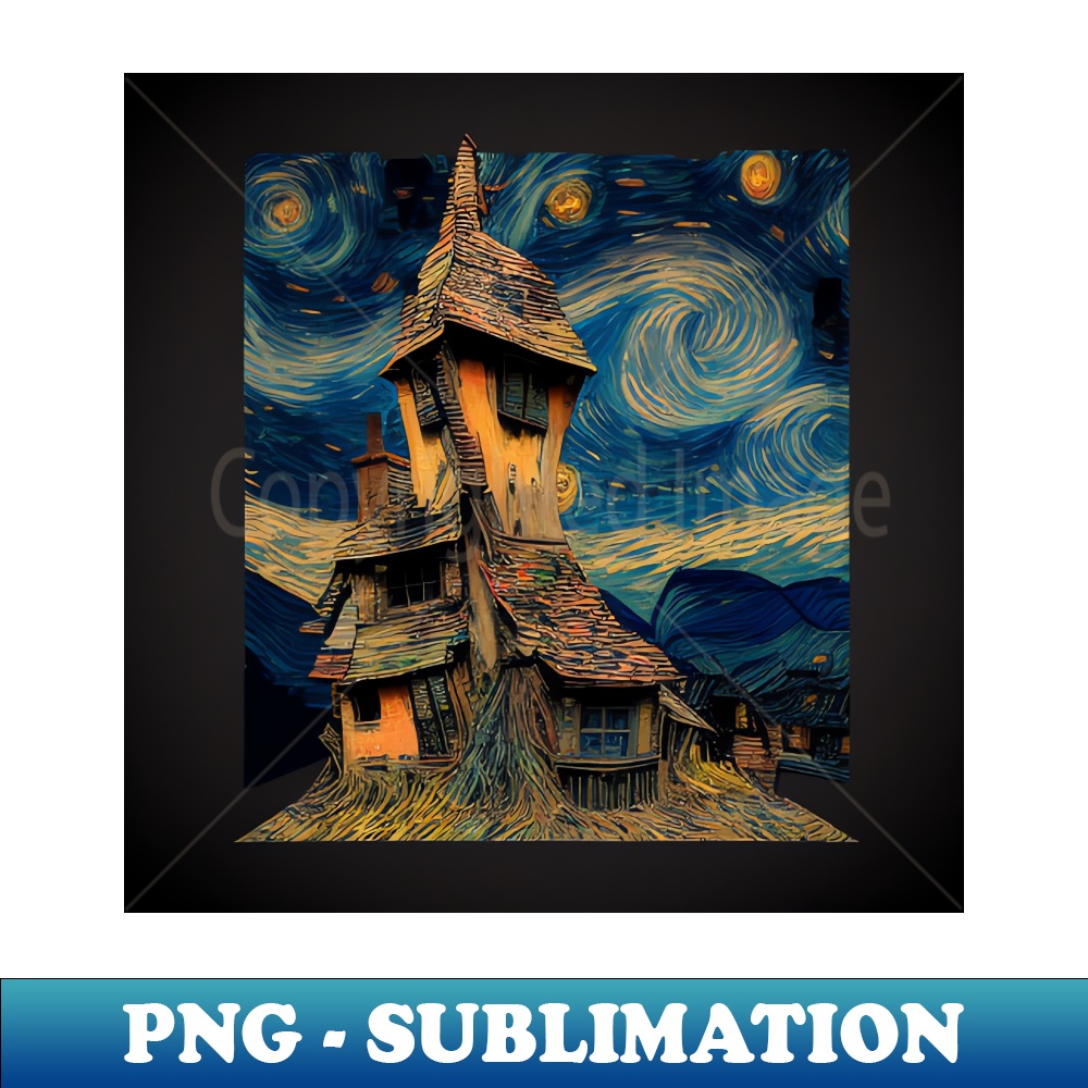 Starry Night Over The Burrow - PNG Transparent Sublimation D - Inspire ...