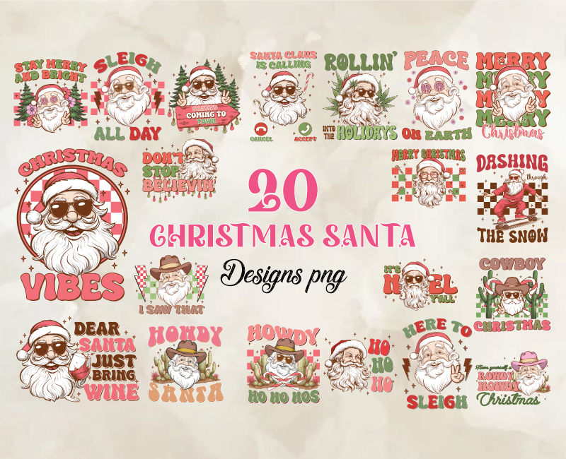 20 Christmas Santa Design Png, Christian Christmas Svg, Chri | Inspire ...
