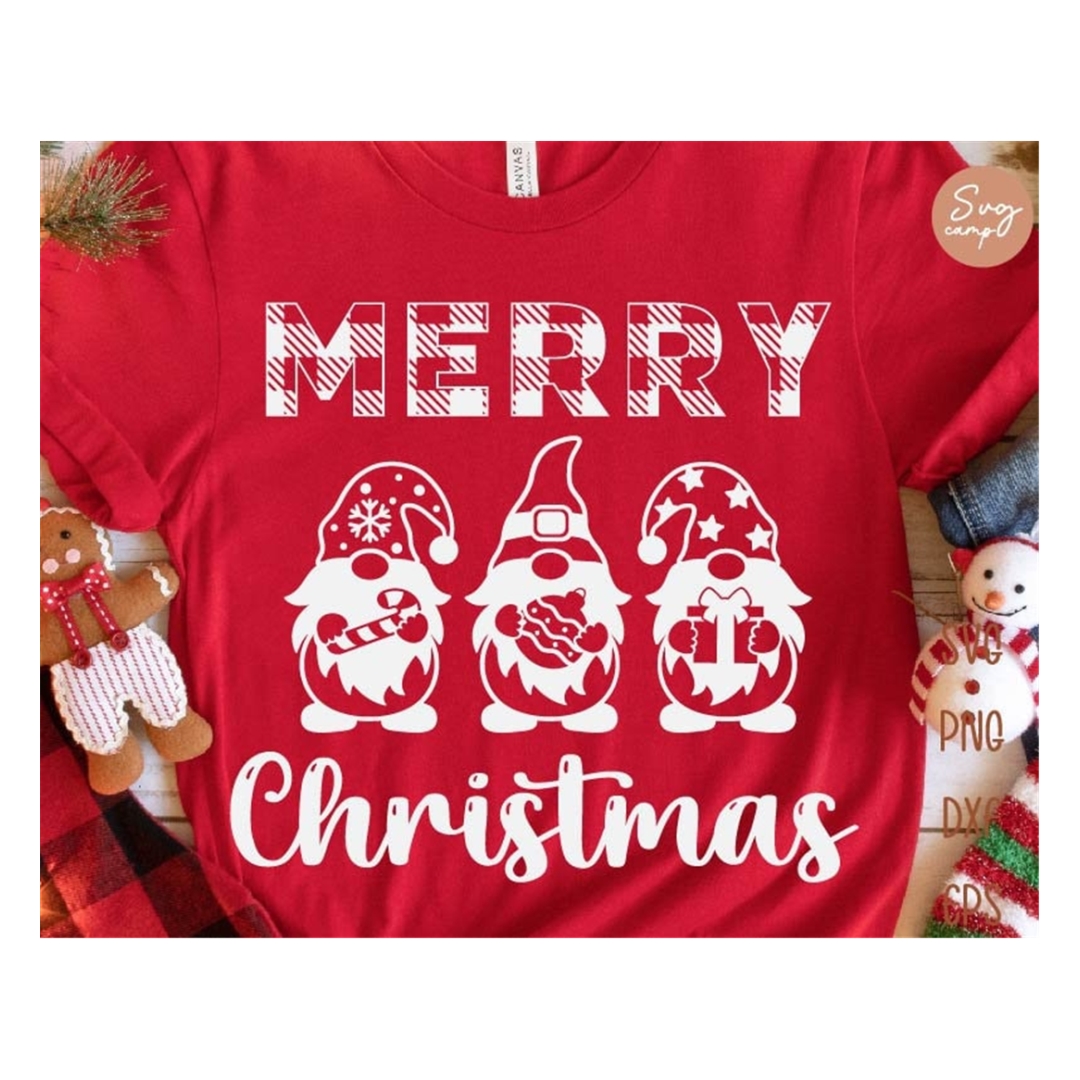 Christmas Gnomes Svg, Merry Christmas Svg, Cute Gnomies Svg, | Inspire ...