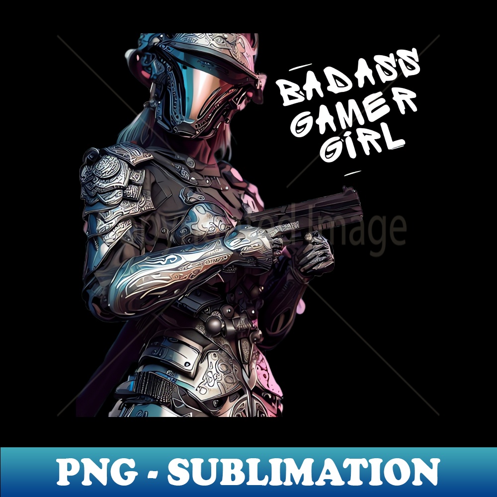 Badass Gamer Girl Streampunk Warrior - Exclusive Sublimation | Inspire ...
