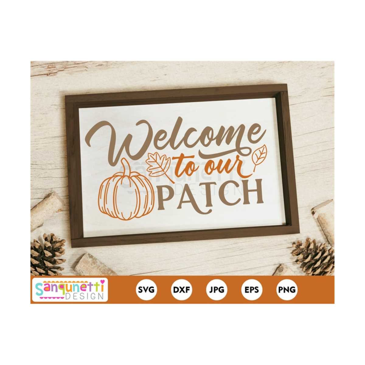 Welcome to our Patch SVG, Fall home svg, fall sign for cricu | Inspire ...