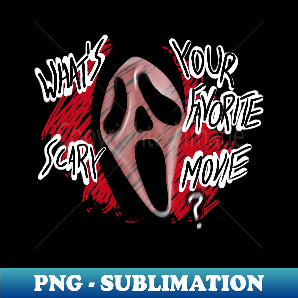 Whats your favorite scary movie Scream - Premium PNG Sublima | Inspire ...