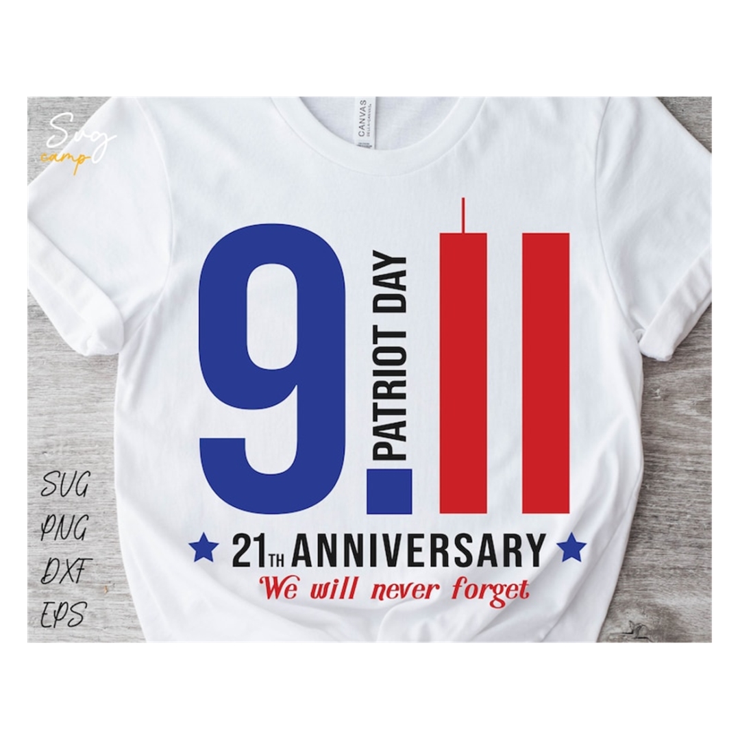 Never Forget 911 Svg, 911 Memorial svg, 911 Never Forget Png - Inspire ...