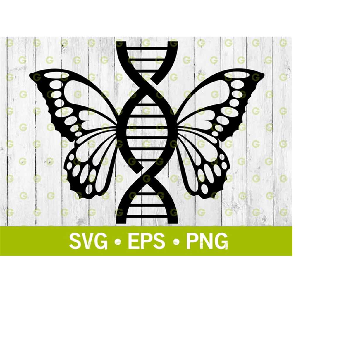 Monarch Butterfly Wings DNA Strand Svg, Butterfly Svg, Wings - Inspire ...