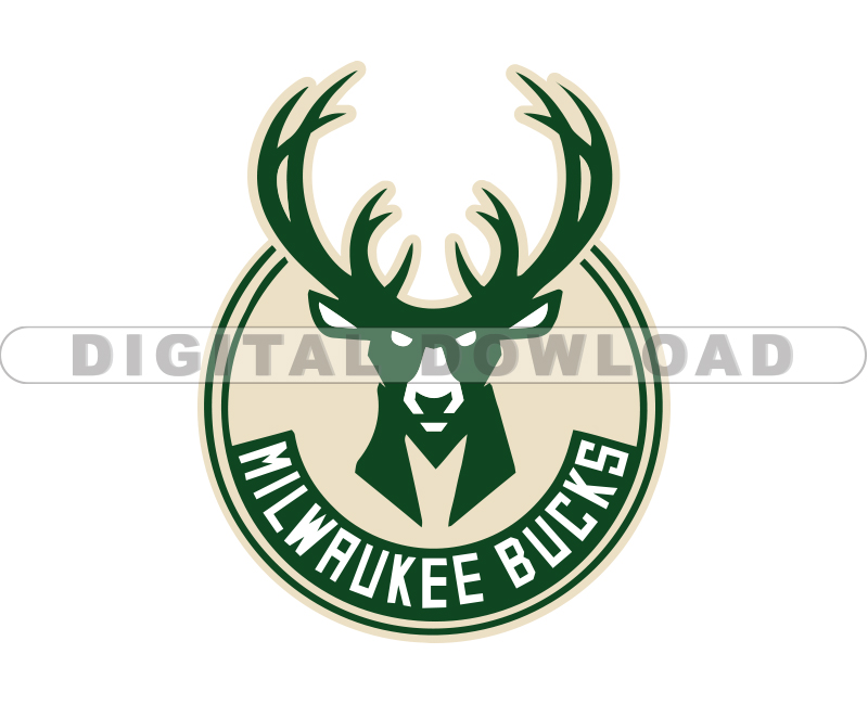 Milwaukee Bucks NBA Logo Svg, Basketball Design, Tshirt Desi - Inspire ...