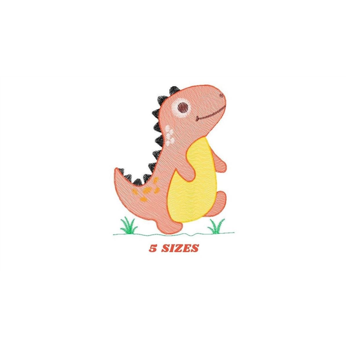 Dinosaur embroidery designs - Dino embroidery design machine - Inspire ...