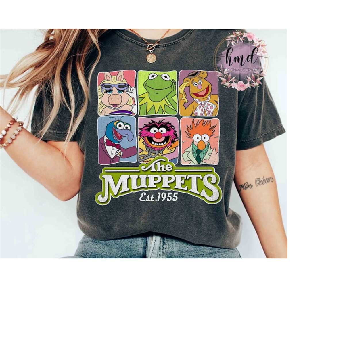 The Muppets Show Characters Group Shot 1955 Retro Shirt, Dis | Inspire ...