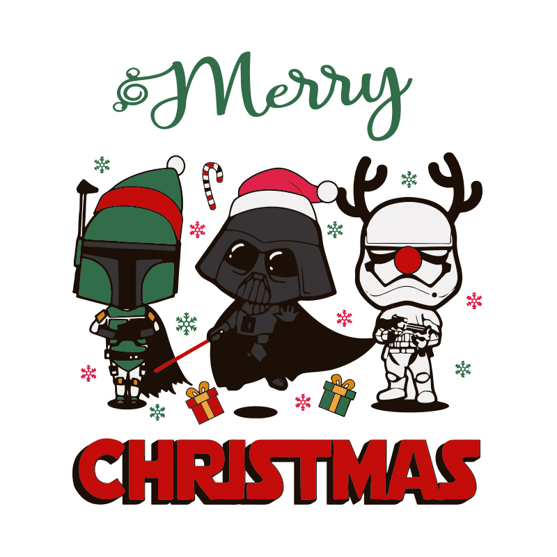 Star war Christmas svg, Star War party theme svg, Personaliz - Inspire ...