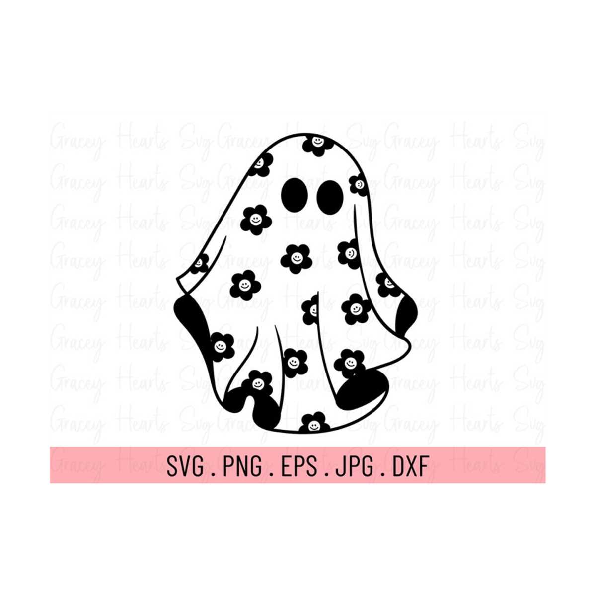 daisy ghost svg, ghost svg, ghost girl svg, spooky season sv | Inspire ...