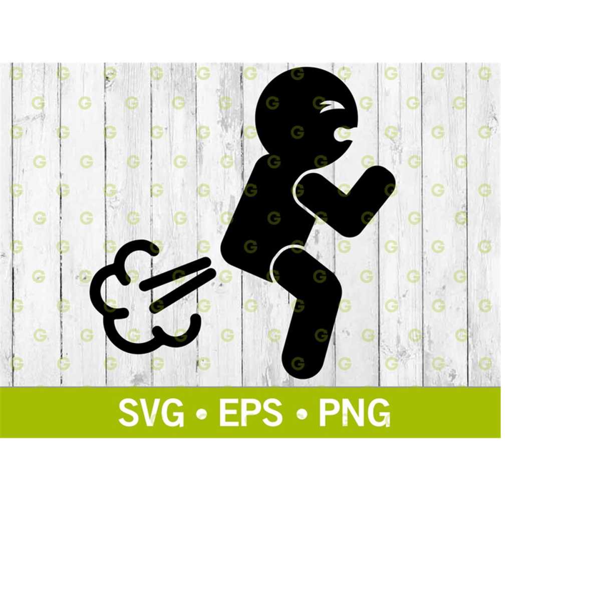 Farting Stickman Decal Svg, Fart Svg, Shit Svg, Stickmen Svg - Inspire ...