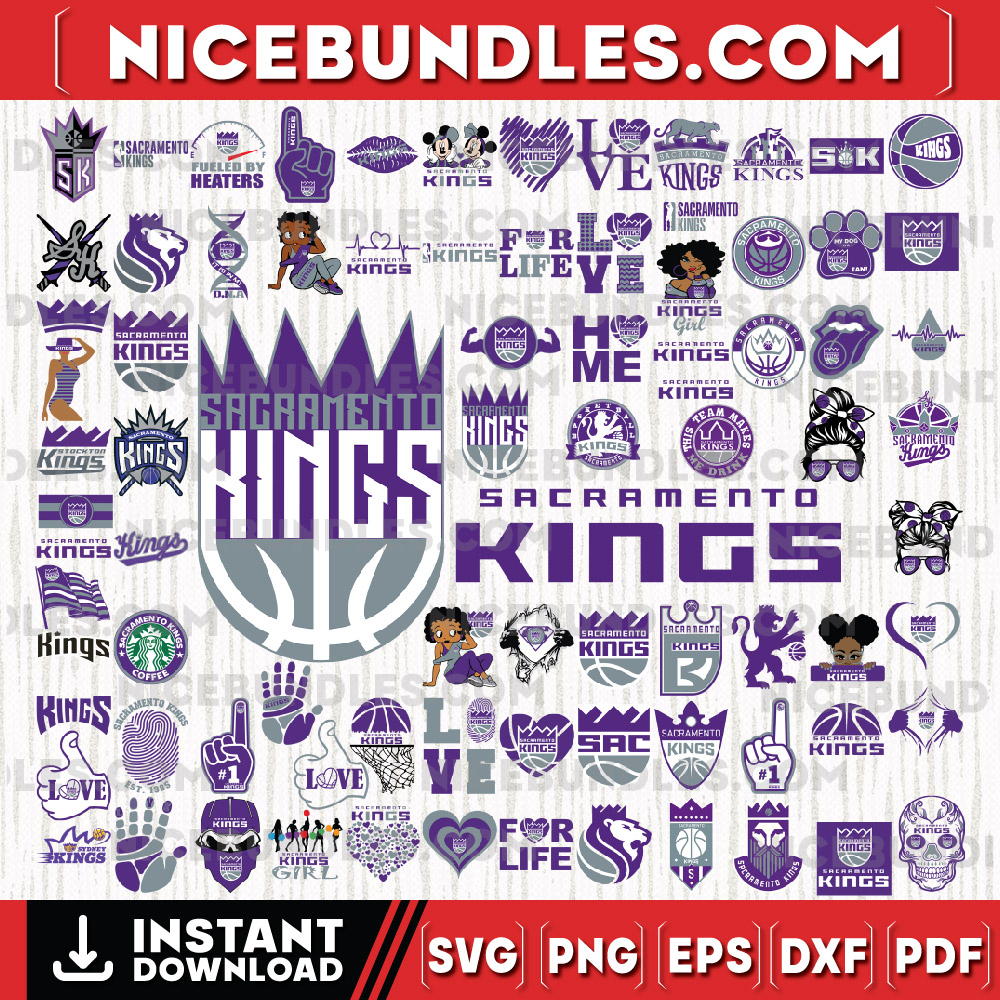 82 Files Sacramento Kings Team Bundles Svg, Sacramento Kings | Inspire ...