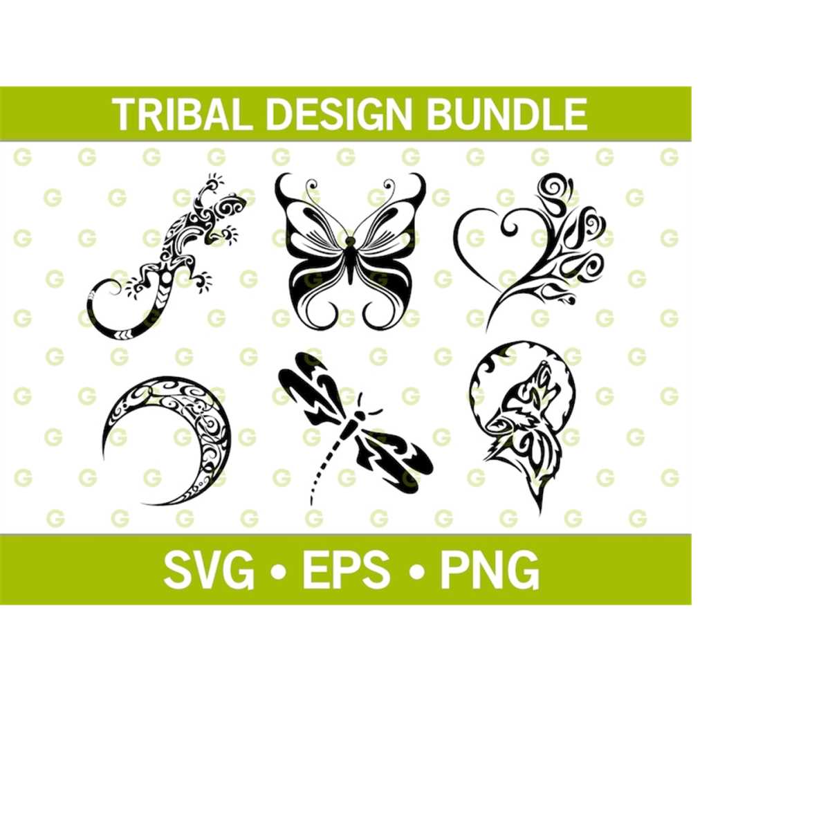 Tribal SVG, SVG Bundle, Lizard SVG, Gecko Svg, Butterfly Svg | Inspire ...