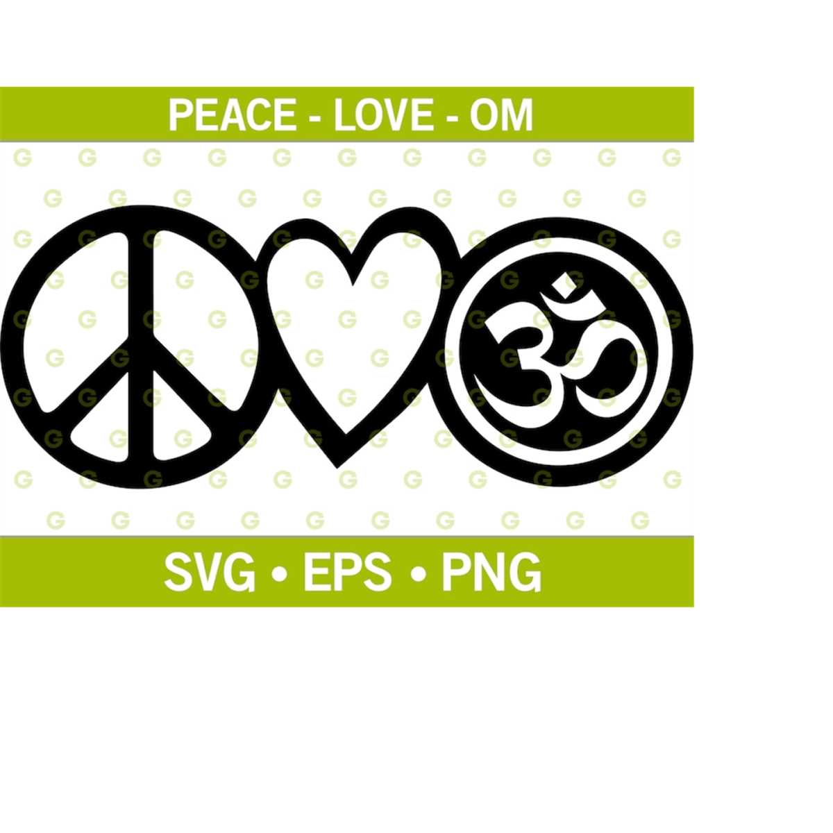 Peace Svg, Love Svg, Om Symbol Svg, Spiritual Svg, Meditatio | Inspire ...