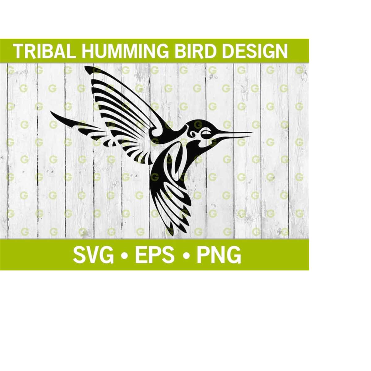 Tribal Hummingbird SVG, Tribal Animal SVG, Tribal Bird Svg, - Inspire ...