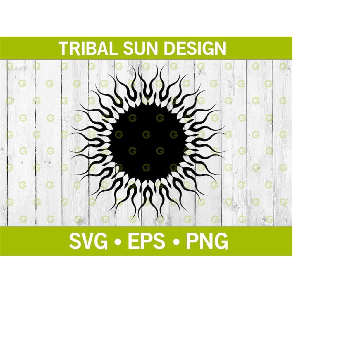 Tribal Sun With Rays SVG, Sunlight Svg, Sun Star Svg, Sol Sv - Inspire ...