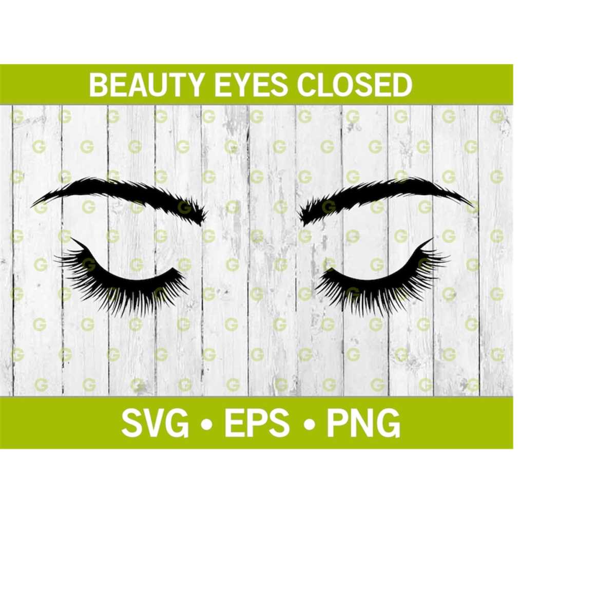 Eyes Closed SVG, Makeup SVG, Face SVG, Beauty Svg, Fashion S - Inspire ...