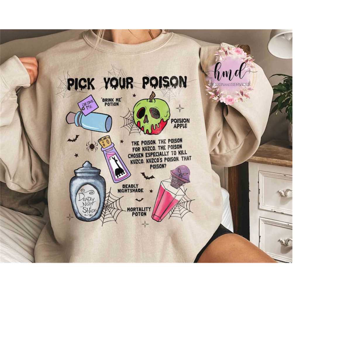 Retro Pick Your Poison Disney Villains Halloween Shirt, Ursu | Inspire ...