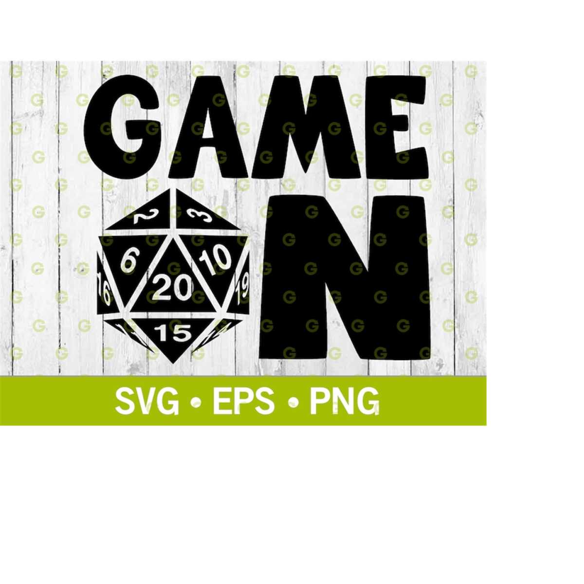 Game On D20 Dice SVG, D20 Dice Svg, Roleplay Die SVG, Critic - Inspire ...