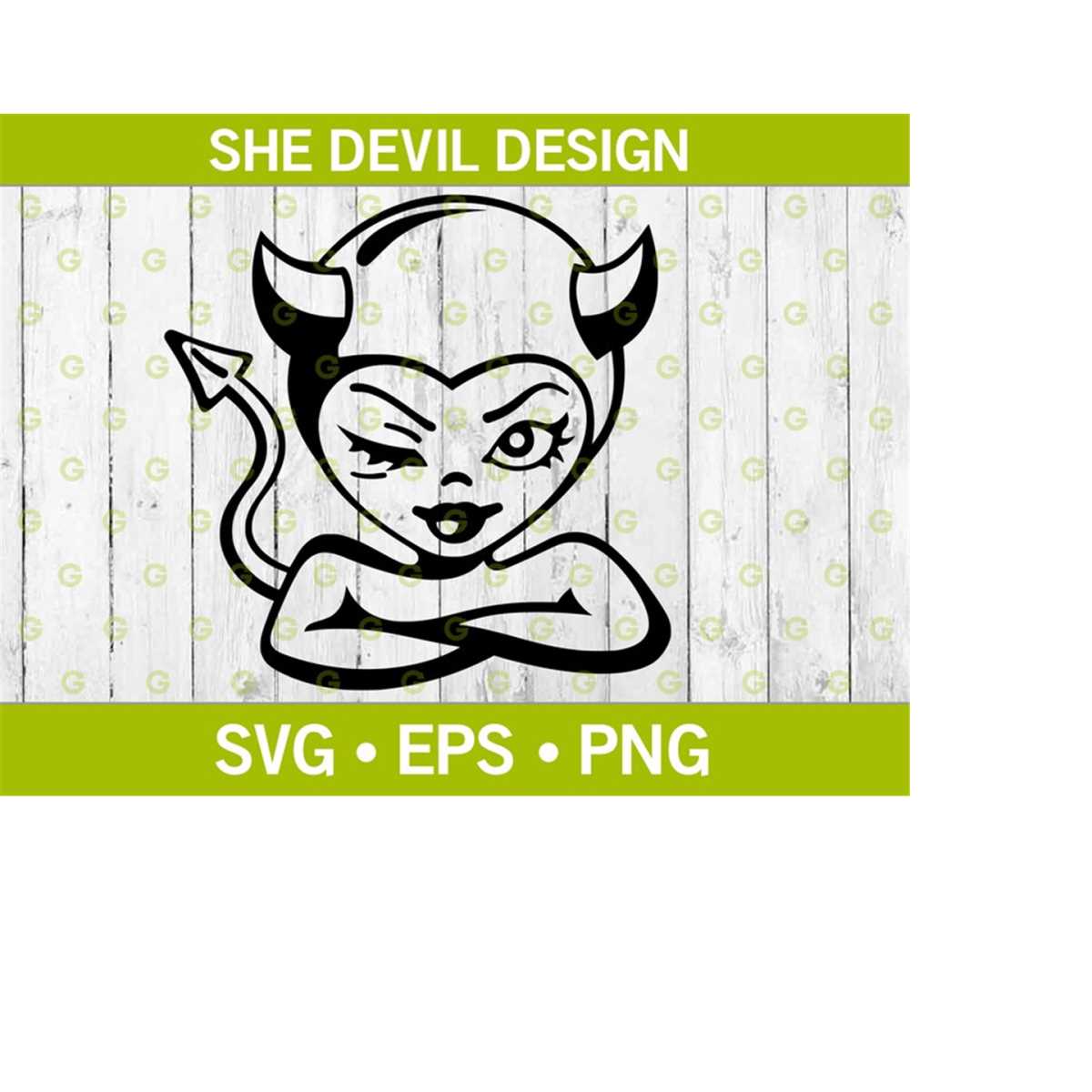 Devil Woman SVG, Temptress Devil SVG, Satanic Femme SVG, Fie - Inspire Uplift