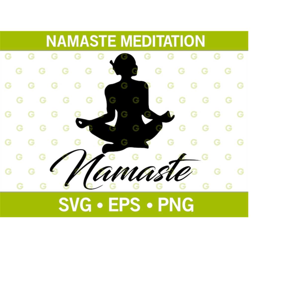 Namaste SVG, Spiritual Svg, Yoga Svg, Meditation Svg, Religi - Inspire ...