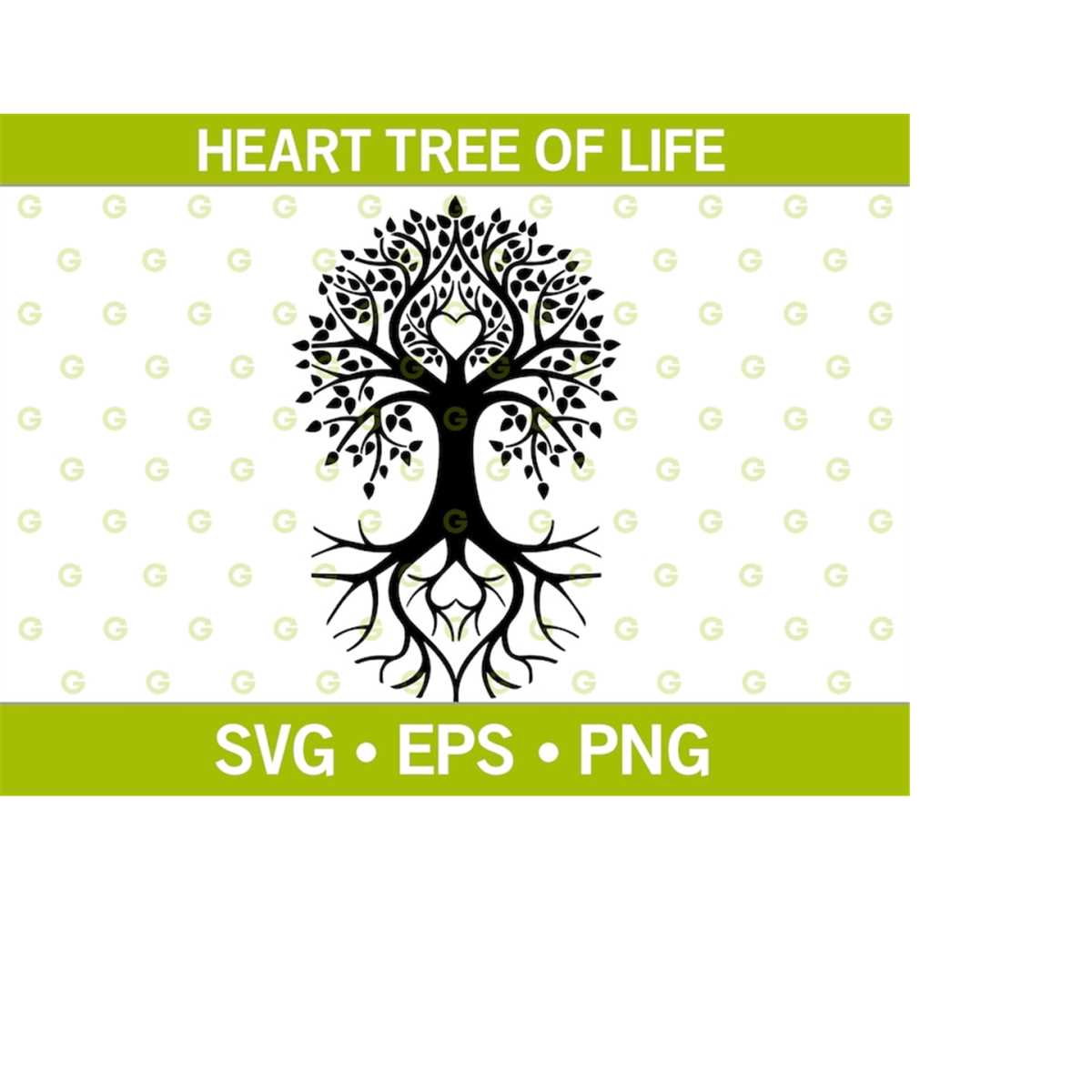 Tree of Life SVG, Spiritual Svg, Heart Svg, Love Svg, Faith - Inspire ...