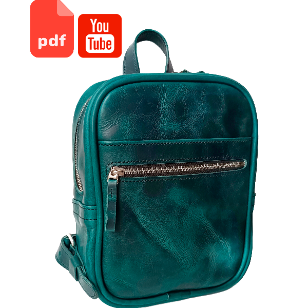 PDF Pattern of a city backpack made of leather - pattern of | Inspire ...