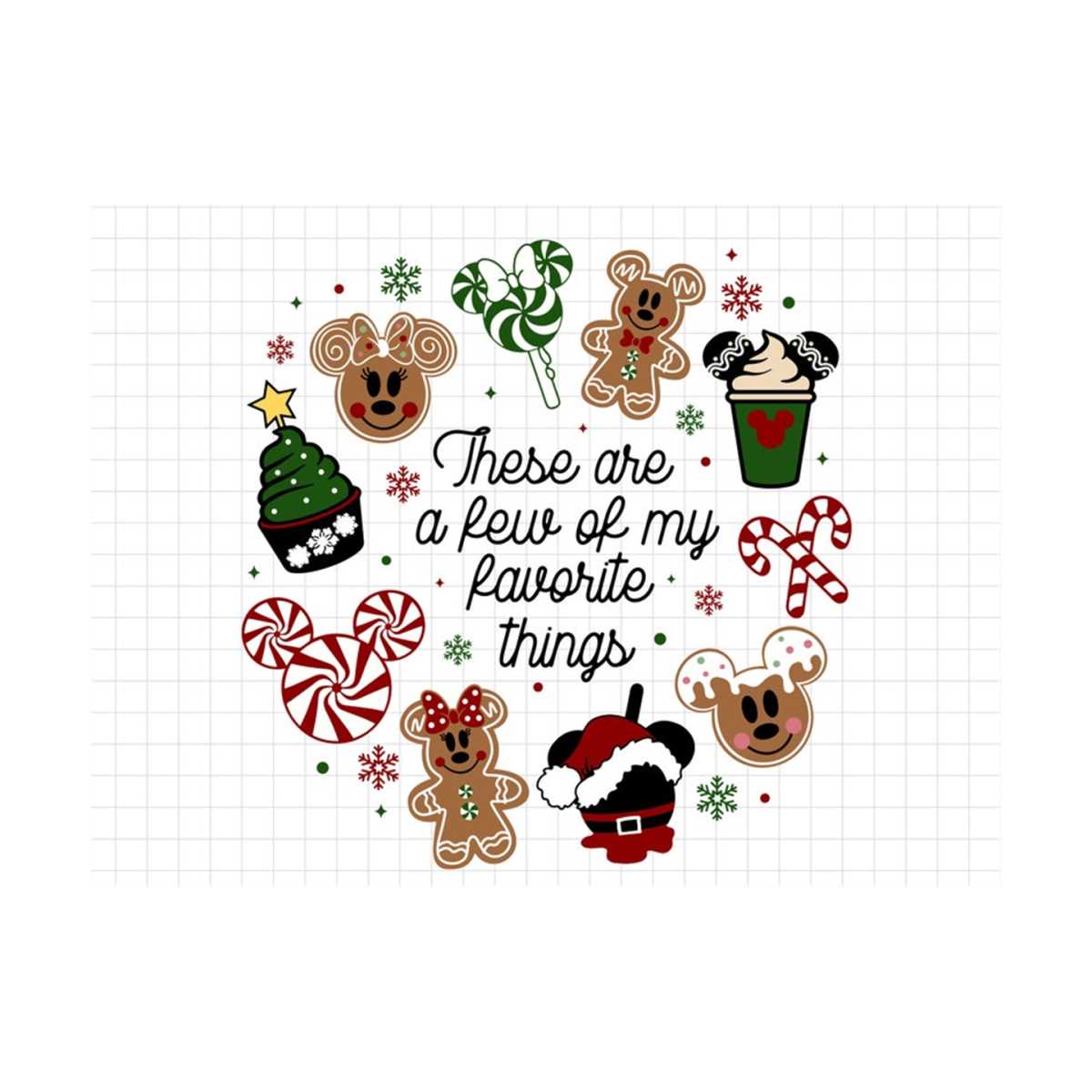 These Are A Few Of My Favorite Things Svg, Christmas Snacks, | Inspire ...