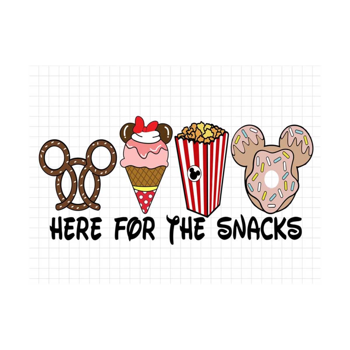 Here For The Snacks Svg, Mouse Snacks Svg, Mouse Food Svg, M | Inspire ...