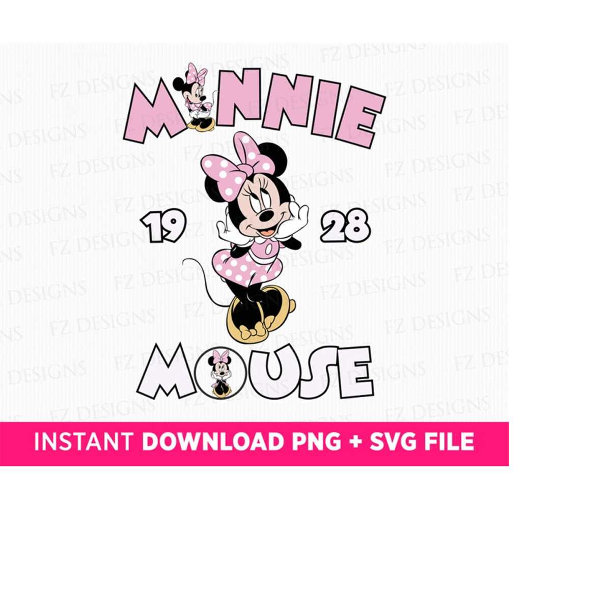 Retro Miss Mouse Svg, Mouse with 1928 Svg, Family Vacation S - Inspire ...