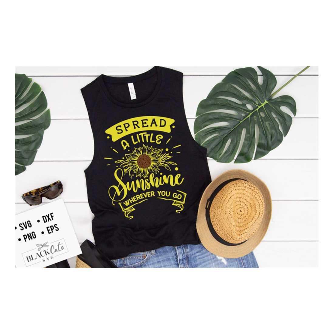 Spread a little sunshine svg, Sunflower svg, sunflower quote - Inspire ...