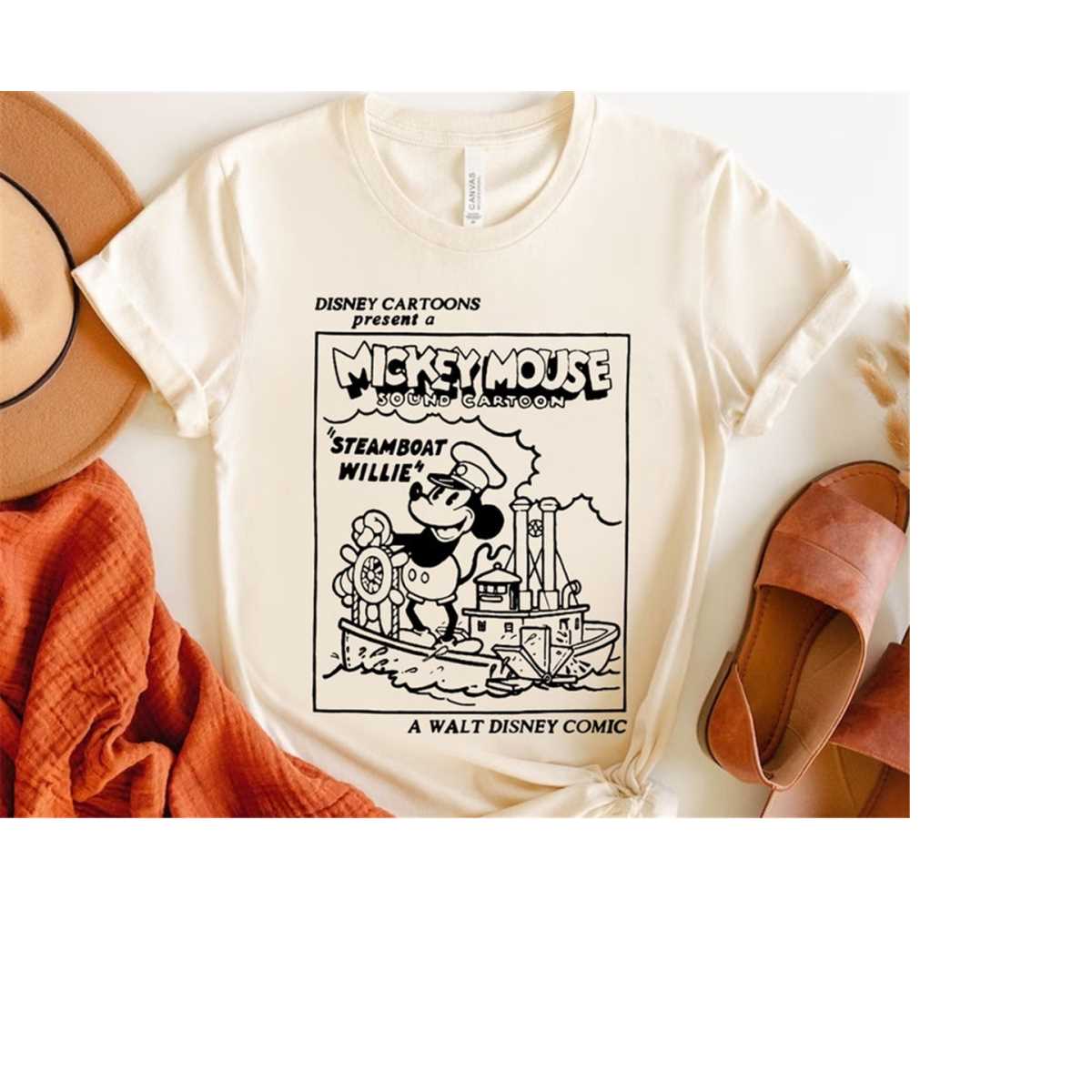 Retro Disney Steamboat Willie Mickey Mouse Sound Cartoon 192 | Inspire ...