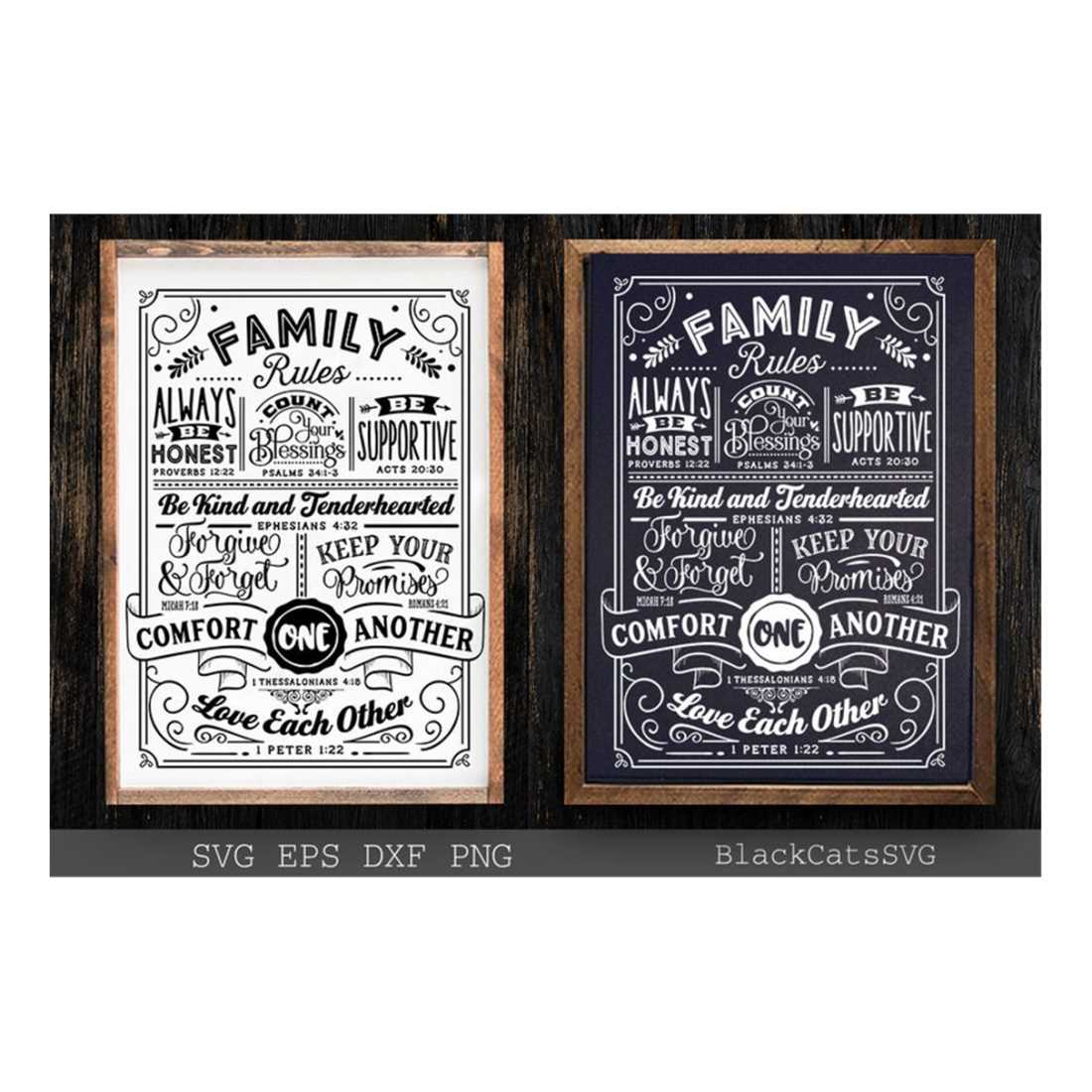 House Rules Bible Verses SVG, House rules poster svg, Welcom | Inspire ...