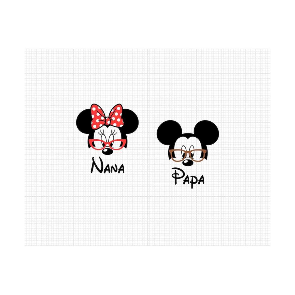 Nana, Papa, Family, Mickey Minnie Mouse, Grandma, Grandpa, G | Inspire ...