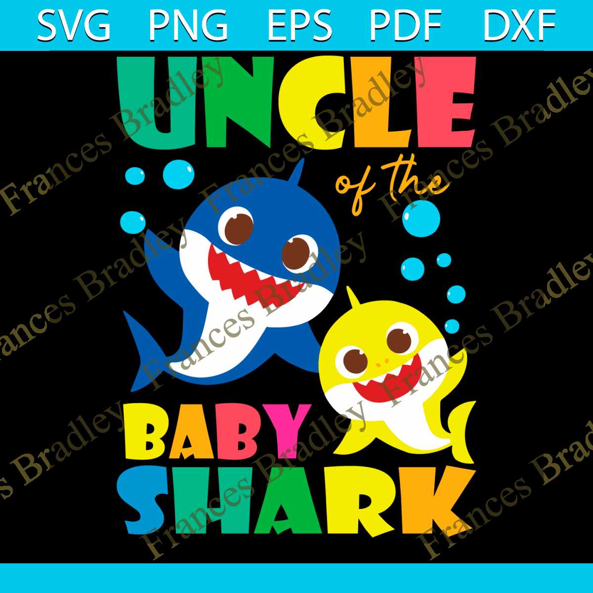 Uncle Of The Baby Shark Svg, Trending Svg, Baby Shark Svg, S | Inspire ...