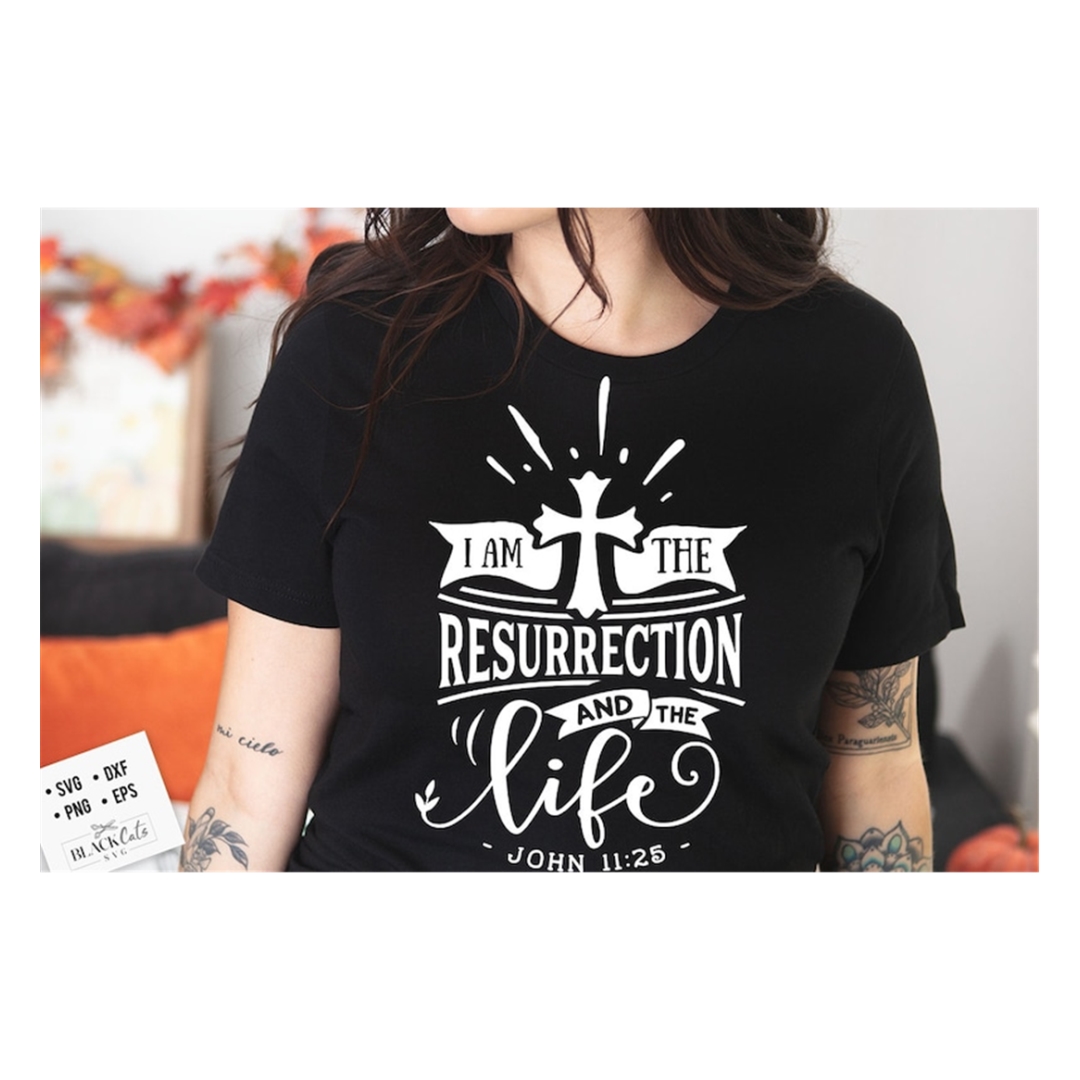 I am the resurrection and the life svg, Religious Easter SVG - Inspire ...
