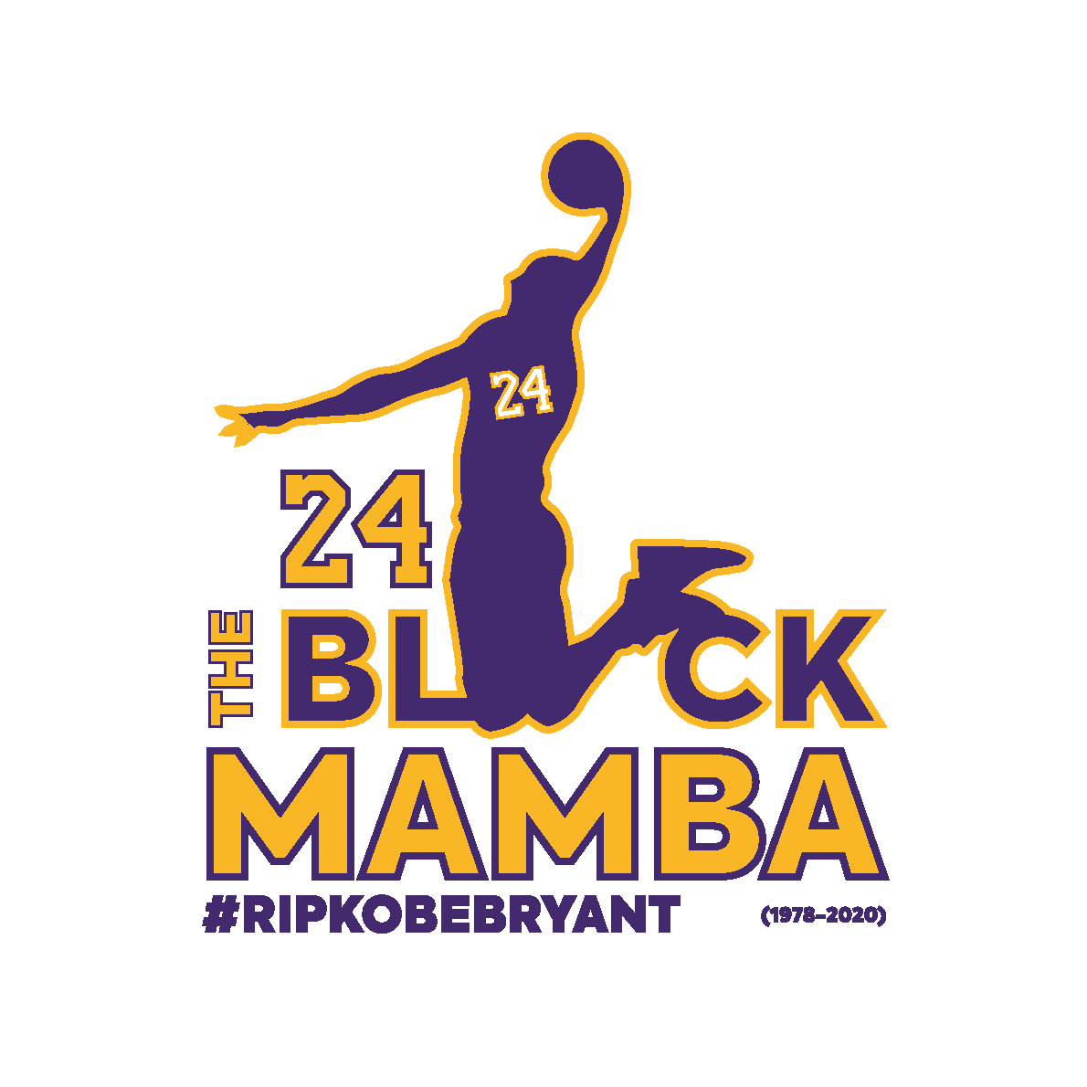 Kobe Bryant SVG, Kobe Bryant SVG, Kobe SVG, Baskeball Player | Inspire ...