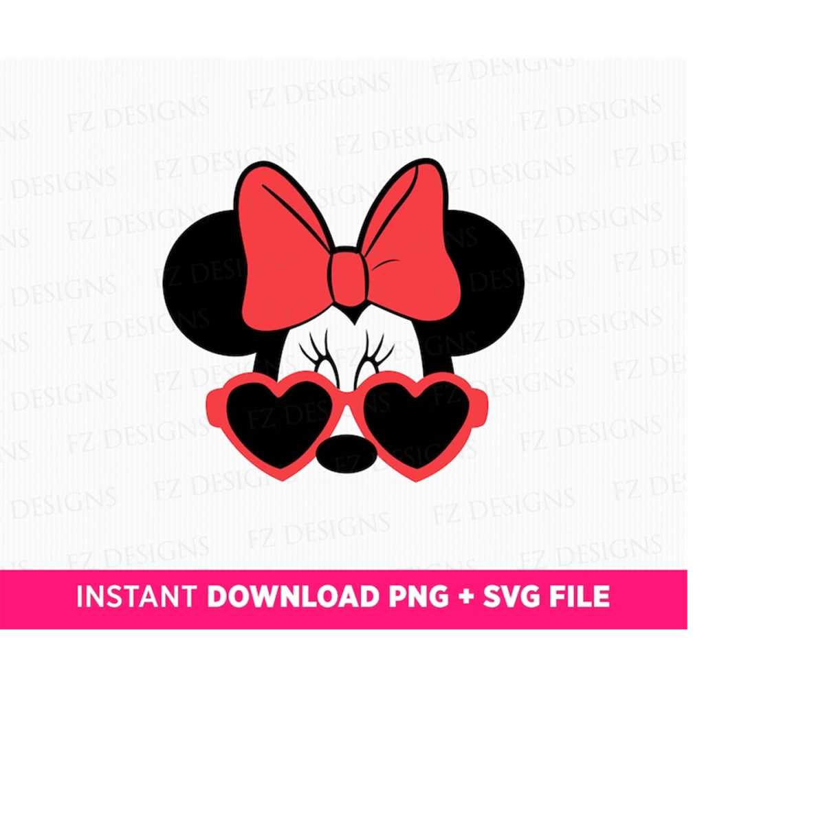 Retro Miss Mouse Svg, Miss Mouse with Glasses Svg, Family Va - Inspire ...