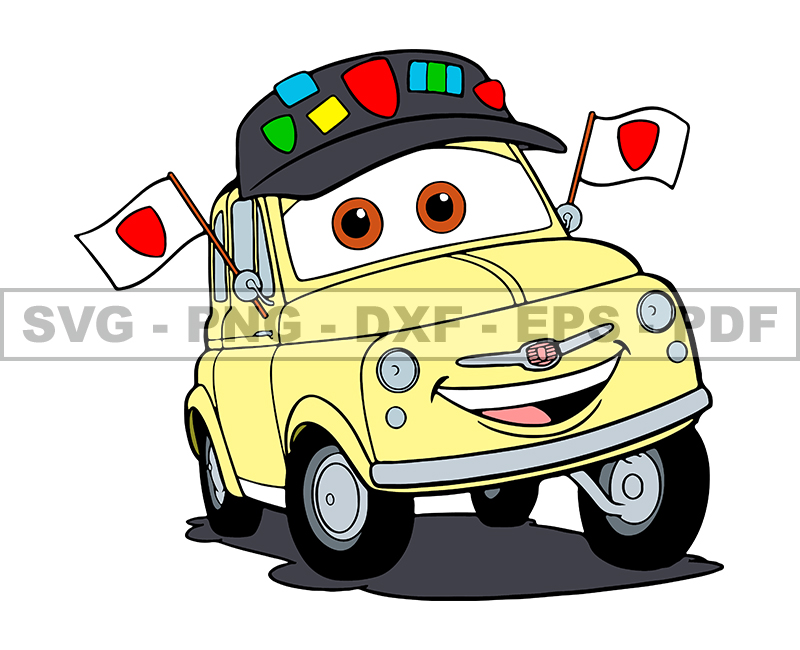 Disney Pixar's Cars png, Cartoon Customs SVG, EPS, PNG, DXF | Inspire ...