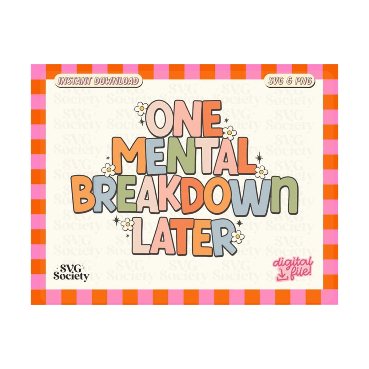 Mental Breakdown SVG, Mental Health Awareness, Meltdown Svg, | Inspire ...