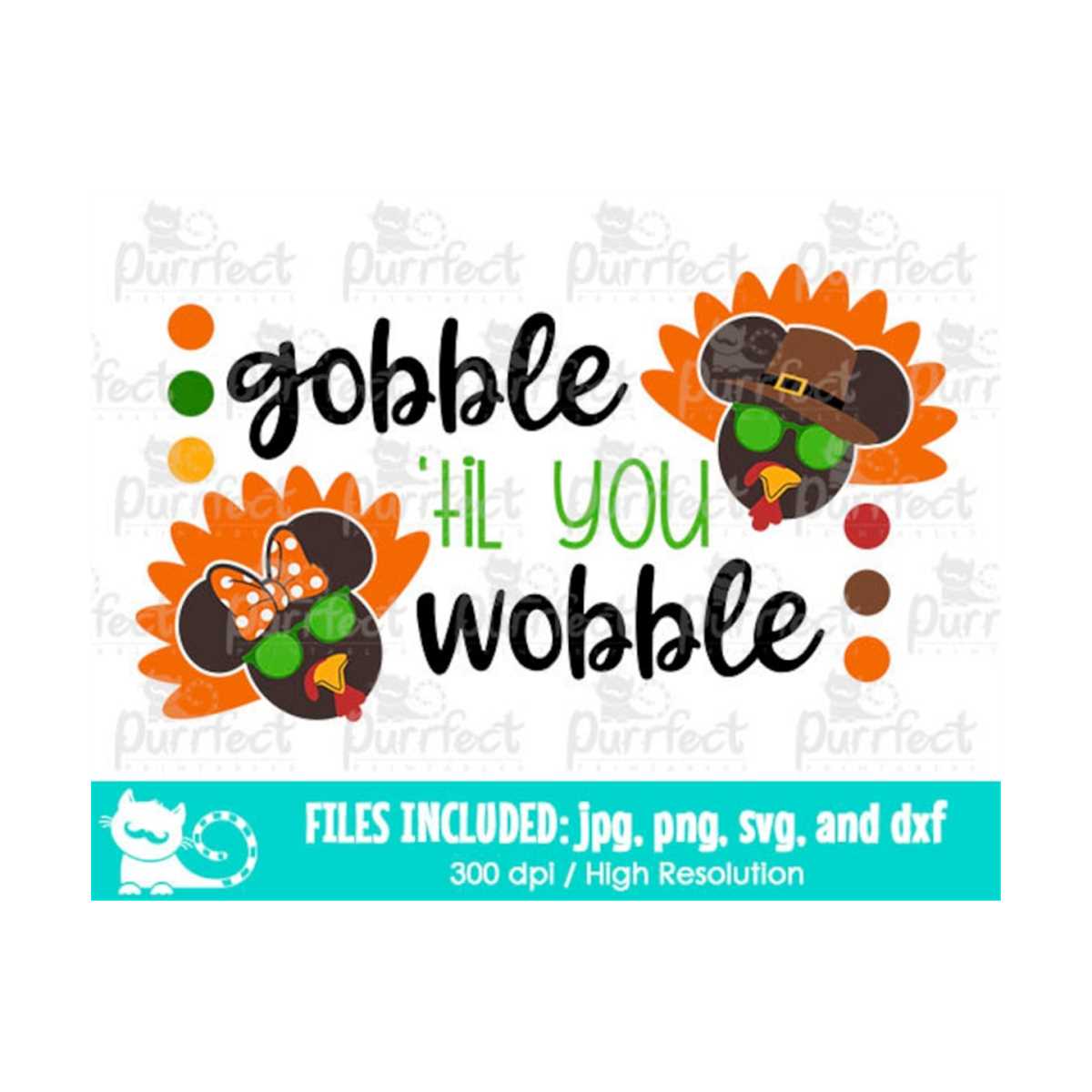 Gobble Til You Wobble SVG, Fall Autumn 2019 SVG, Thanksgivin | Inspire ...