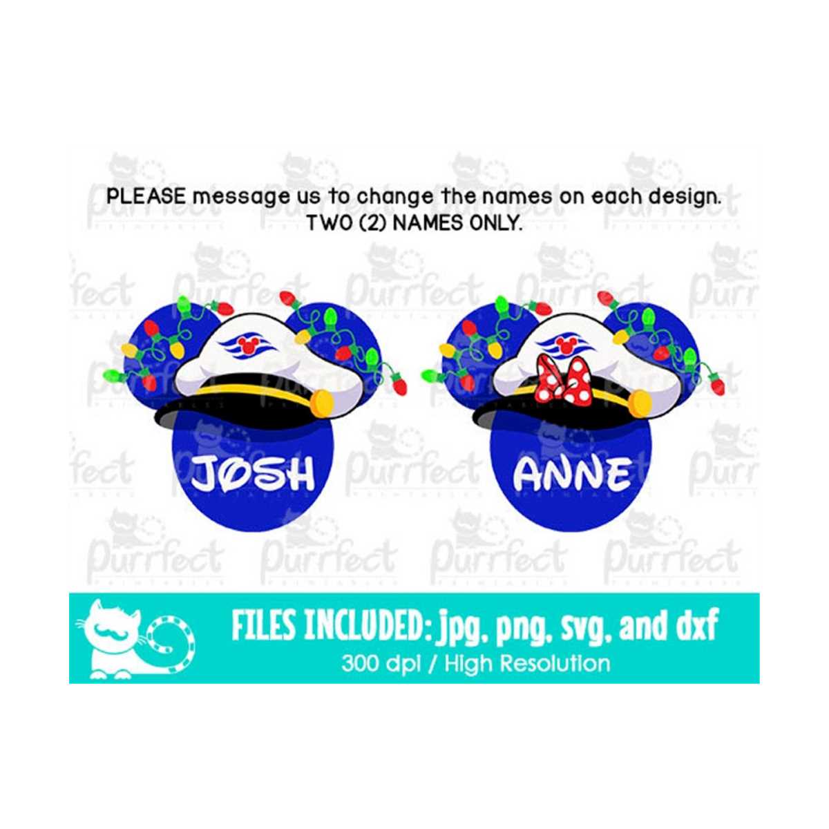 Custom Name BUNDLE Christmas Captain SVG, Christmas Holiday | Inspire ...