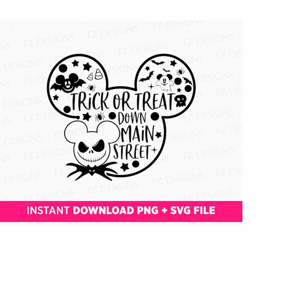Trick or Treat Down Main Street Svg, Happy Halloween Svg, Sp - Inspire ...