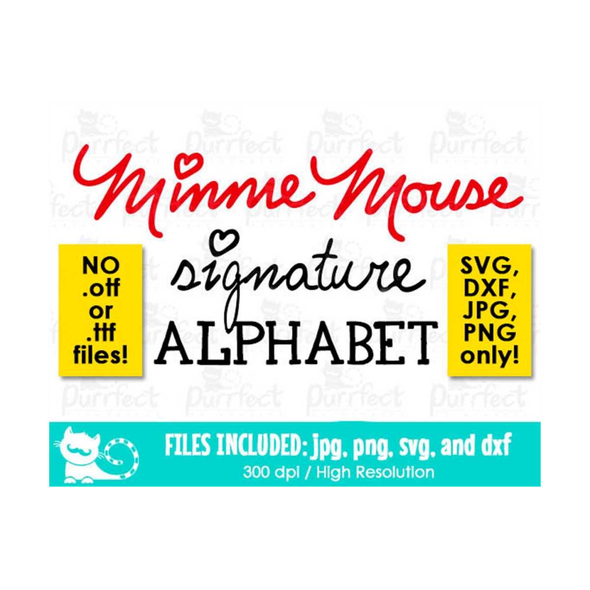 Mouse Signature Vectored Alphabet SVG, Mouse Signature SVG, | Inspire ...