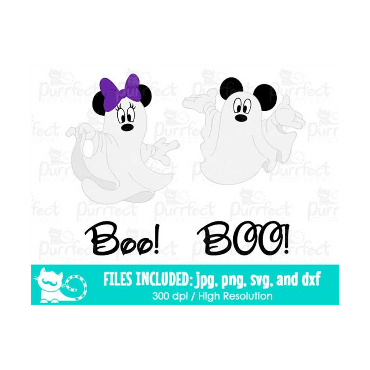 Mouse Ghost SVG, Halloween Ghost SVG, Digital Cut Files in s | Inspire ...