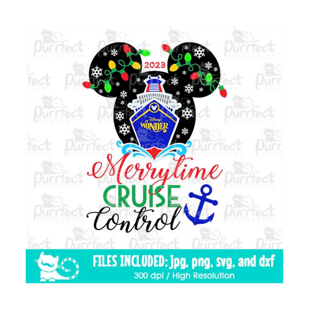 Mouse Ship Wonder Merrytime Cruise Control SVG, Family Holid | Inspire ...