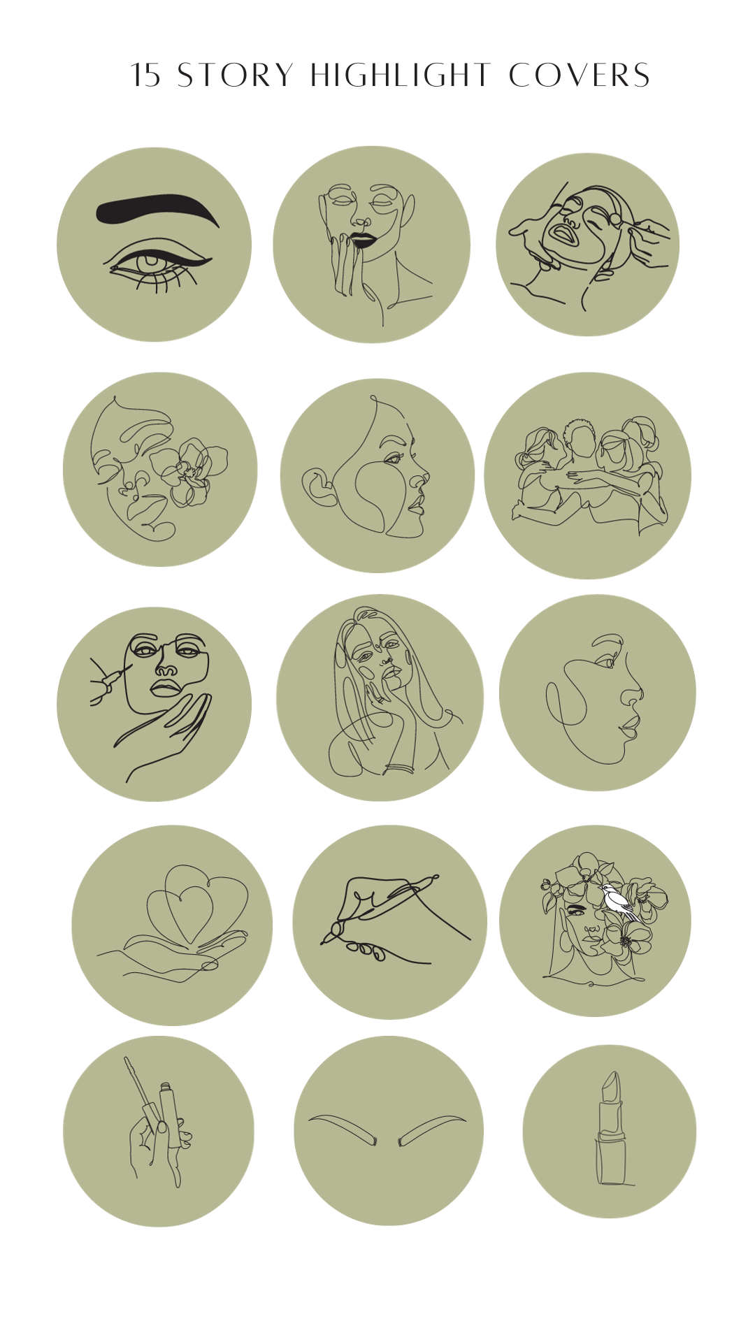 15 Green Instagram Highlight Icons. Beauty Instagram Highlig | Inspire ...