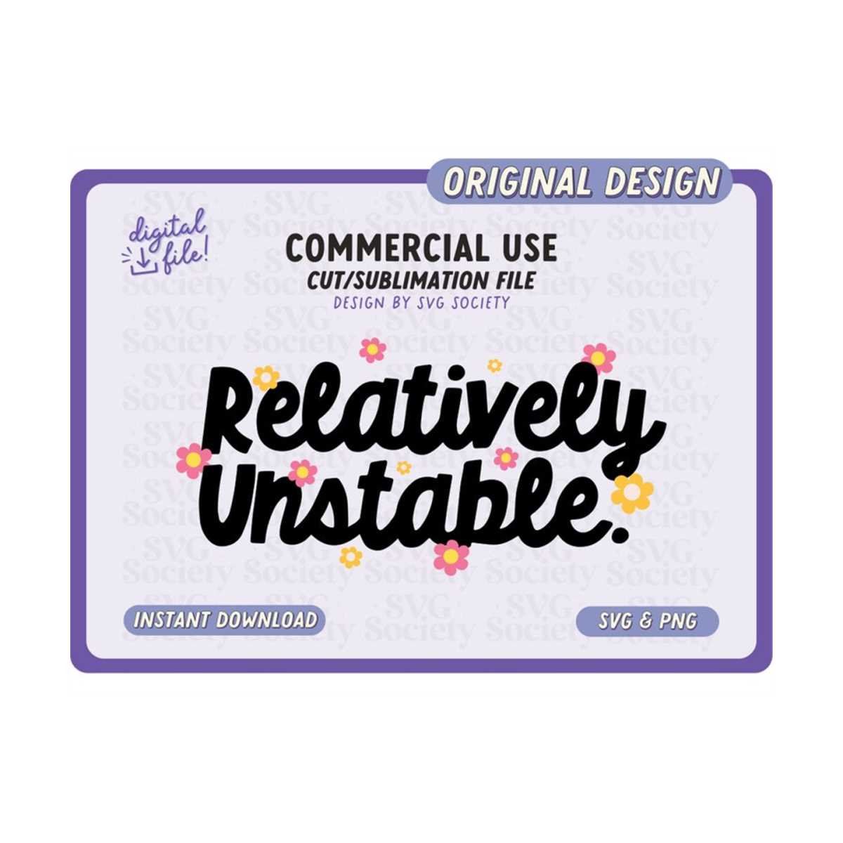 Emotionally Unstable SVG, PNG, Anxiety, Its Ok To Not Be Ok, | Inspire ...