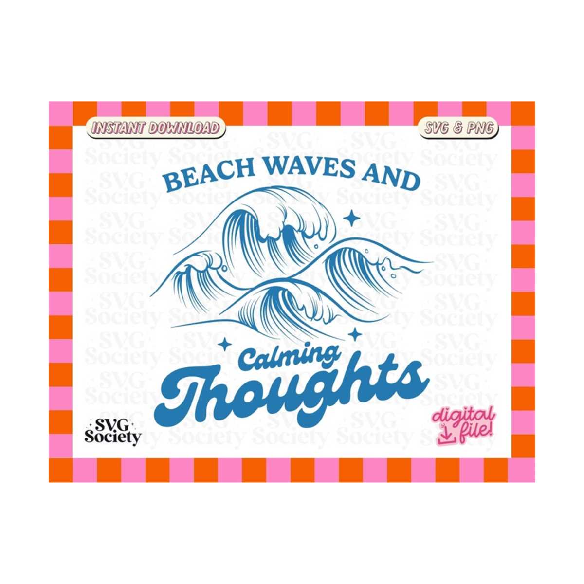 Beach Waves And Calming Thoughts, Trendy and Groovy Summer R | Inspire ...