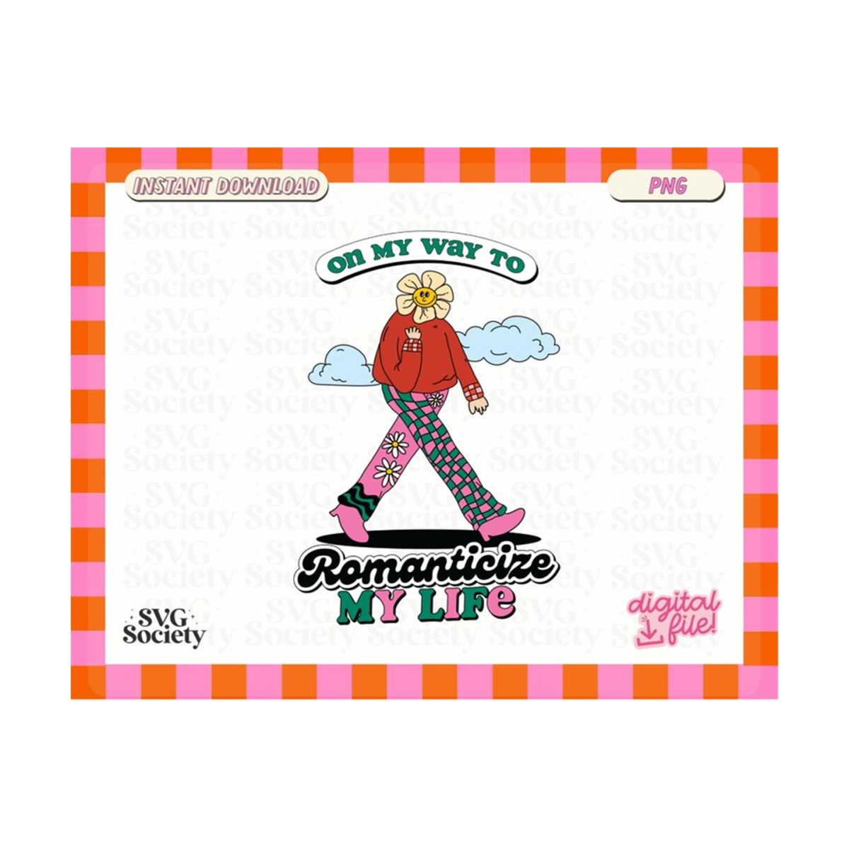 Trendy Y2K PNG Graphic, Mental Health Png, Cute Fun Y2K with | Inspire ...