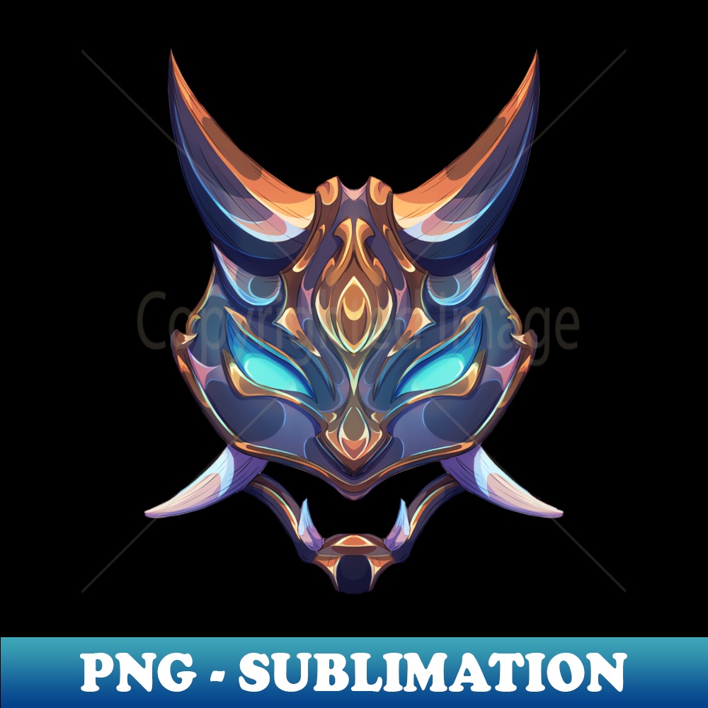 Genshin Impact Fanart - Xiao Mask - PNG Transparent Digital | Inspire ...